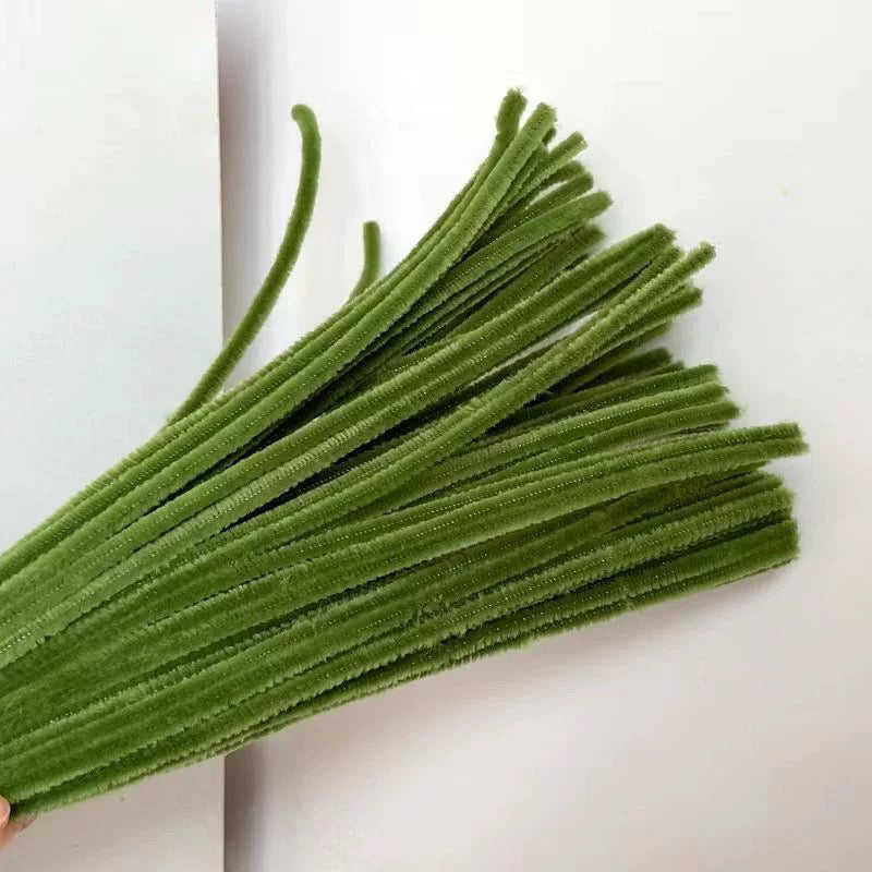 Fuzzy Wire / Chenille Twist Wire for DIY Flower – wrappers_manila